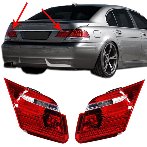 Pair Rear Inner Tail Light For BMW E65 E65 7-Series 745i 750Li 2005 ...