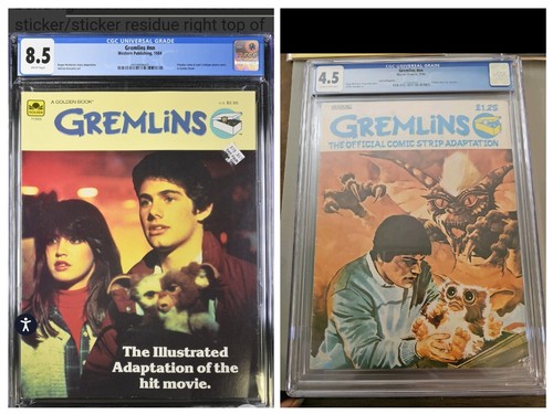 Gremlins Marvel Comic 1984 CGC 4.5 1st Appearance Gizmo UK & US VERSION ...