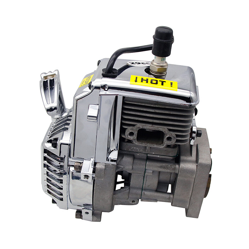Chrome 29CC 4 Bolt Engine For 1/5 HPI ROFUN KM BAJA Losi FG GoPed ...