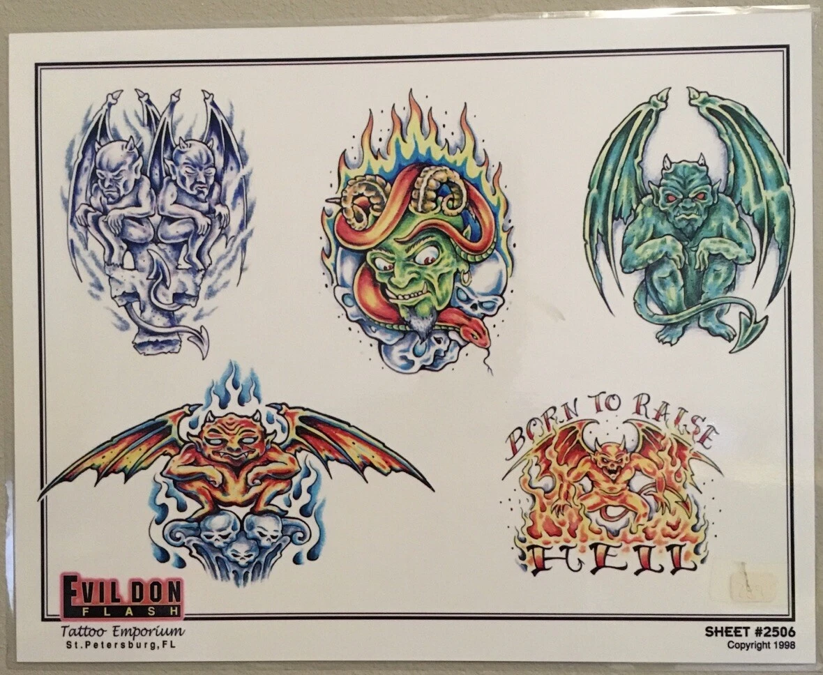 Monster Tattoo Flash