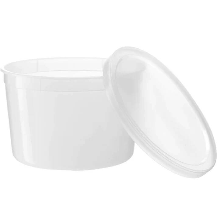 64 oz half Gallon Plastic Freezer Food Storage Deli Soup Containers ...