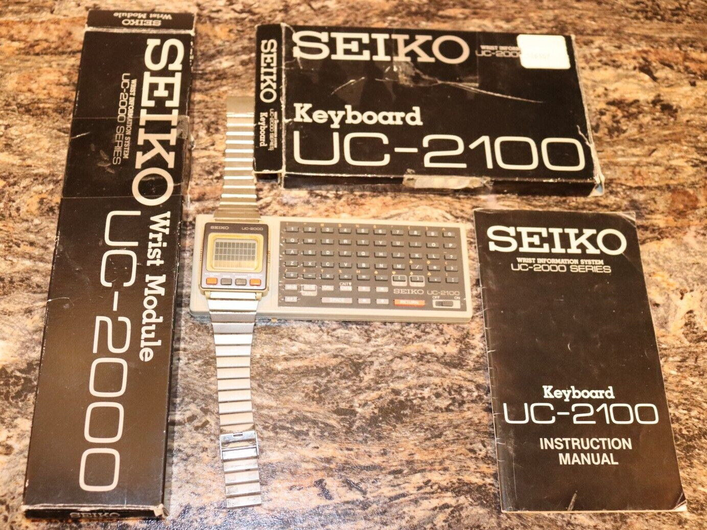 Vintage SEIKO UC-2000 2100 With Keyboard Watch Wrist … - Gem