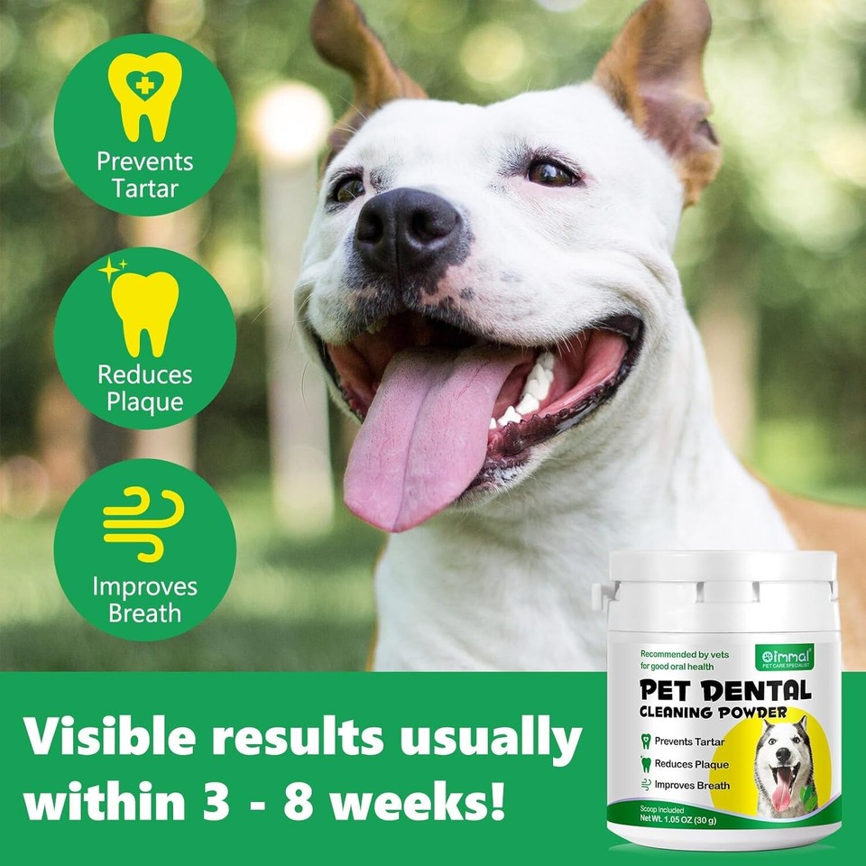 Dental Cleaning Powder for Dogs Teeth Cleaning Powder for Dogs 30g | eBay