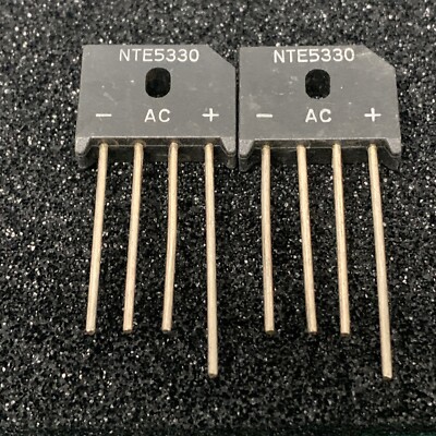 NTE5330 NTE Bridge Rectifier - Full Wave Single Phase 600V 6amp SIP ...