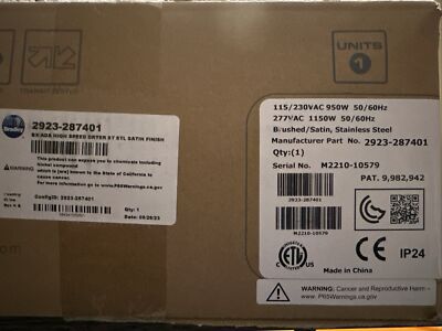 Bradley 2923-287401 Aerix+ Surface Mtd Automatic High Speed Hand Dryer ...