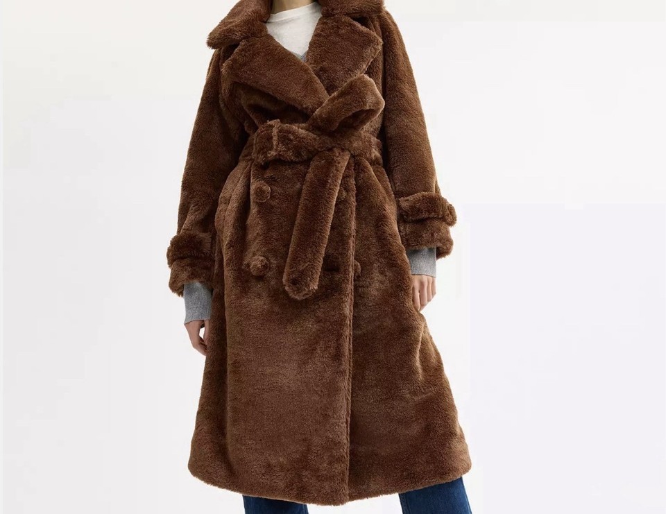 Coach Official Faux fur teddy coat made from recycled polyester CDL94 ...