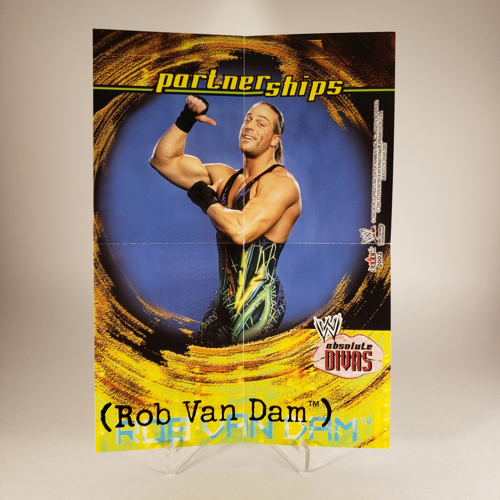 2002 Fleer WWE Absolute Divas Posters Rob Van Dam | eBay