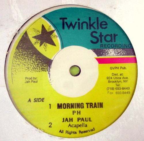JAH PAUL Moring Train 12" Single TWINKLE STAR Label SEALED! L@@K ...