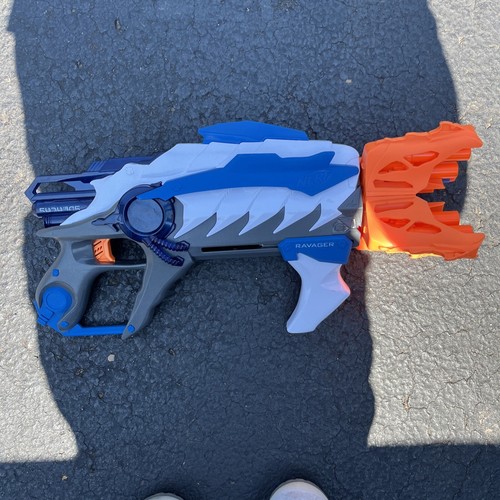 NERF Alien Menace Ravager Elite Rotating Barrel Blaster | eBay