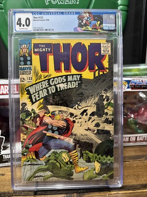 The Mighty Thor #132 Cgc 4.0 First Ego (Marvel Comics September 1966 ...