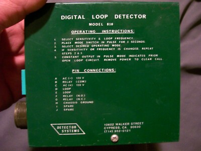 Traffic Control & Road Safety - Loop Detector