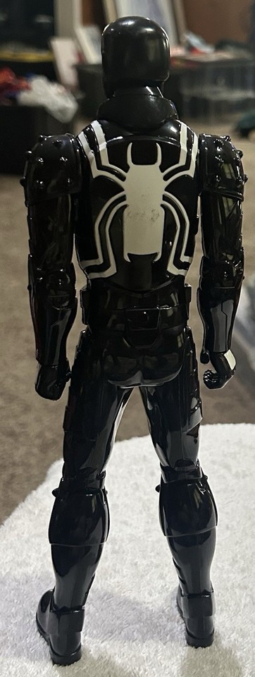 2014 HASBRO AGENT VENOM ULTIMATE SPIDER-MAN 12" WEB WARRIORS TITAN HERO ...