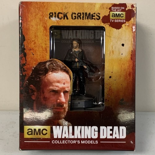 2015 AMC The Walking Dead Eaglemoss Collectors 4” Models Rick Grimes ...