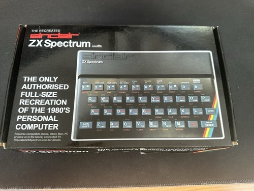 Recreated Sinclair ZX Spectrum Computer Bluetooth Elite | eBay