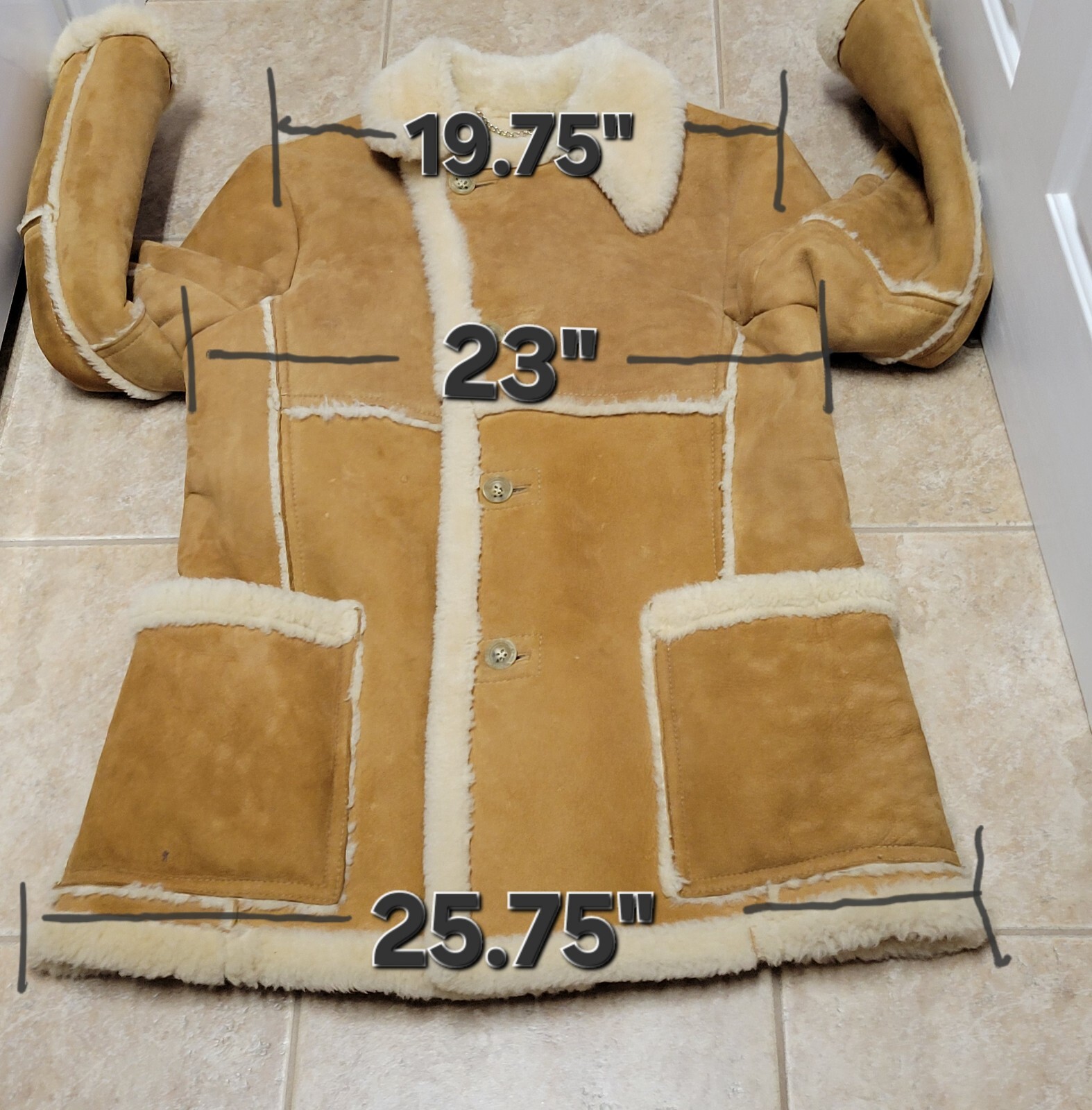 Sears Rare 1970s Split Cowhide Coat (Marlboro Man), S… - Gem