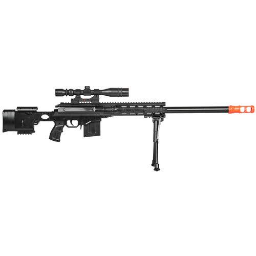 UKARMS Spring Powered Airsoft Sniper Rifle with Scope and Bipod P2589 ...