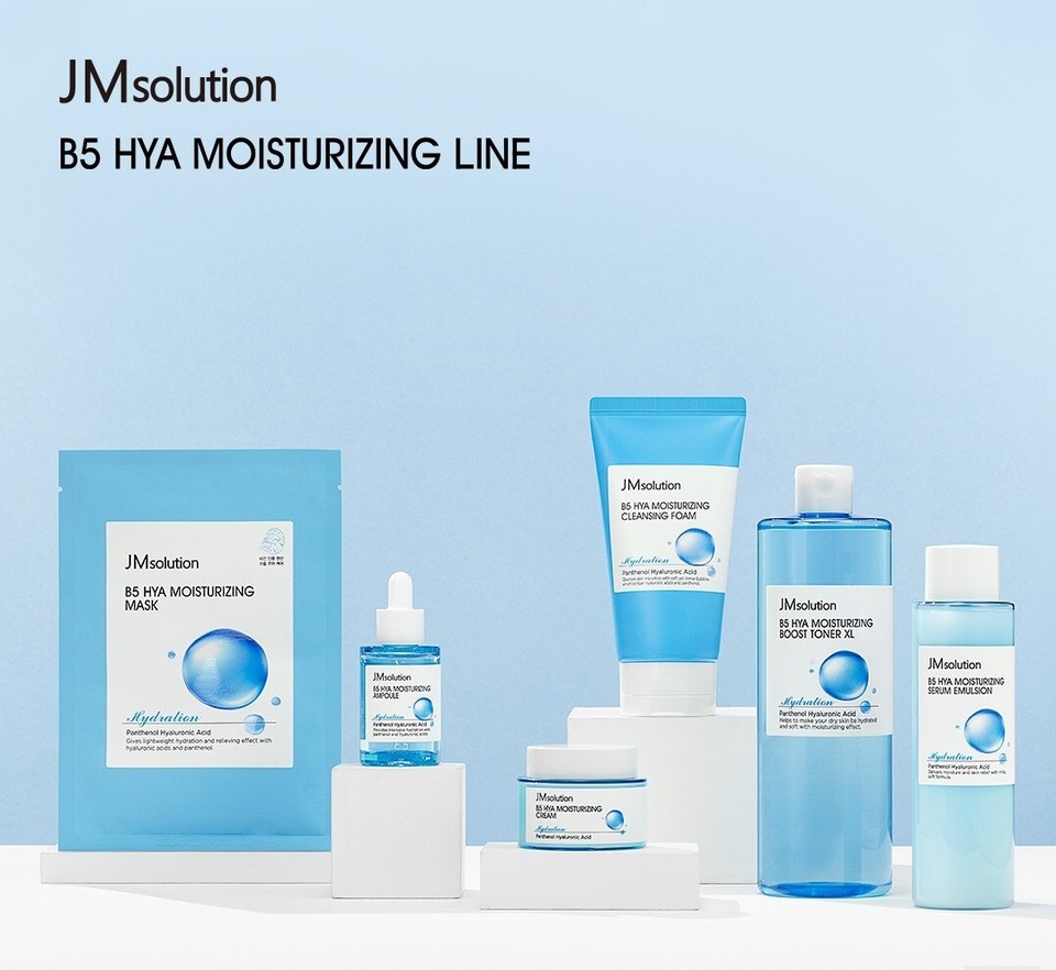 JM solution B5 HYA Moisturizing Boost Toner XL 16.9fl.oz+Serum Emulsion ...