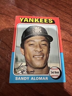 1975 Topps - #266 Sandy Alomar - Yankees 2nd Baseman | eBay