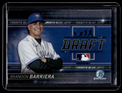 2022 Bowman Draft Night Brandon Barriera Toronto Blue Jays #BDN-8 | eBay