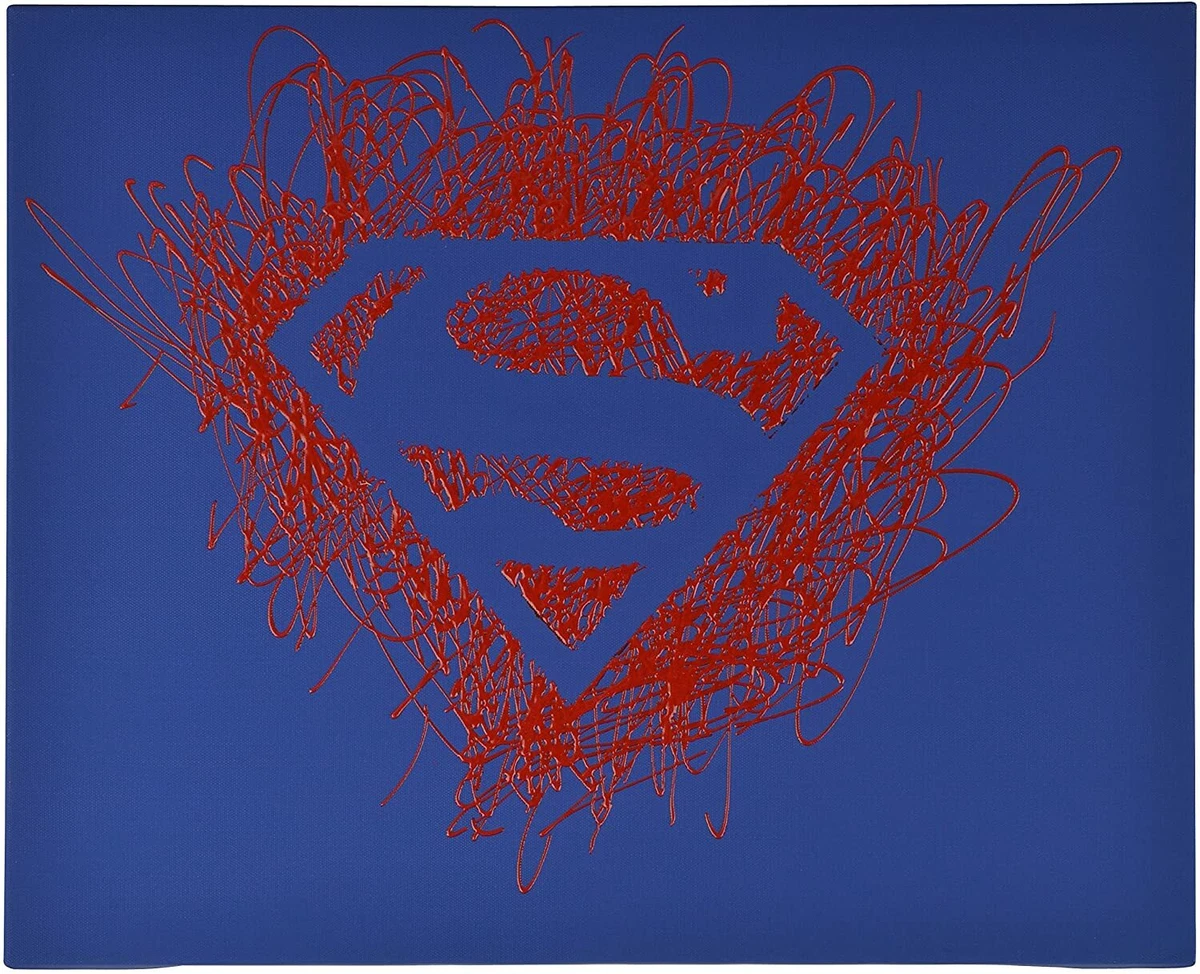Superman Splatter Art
