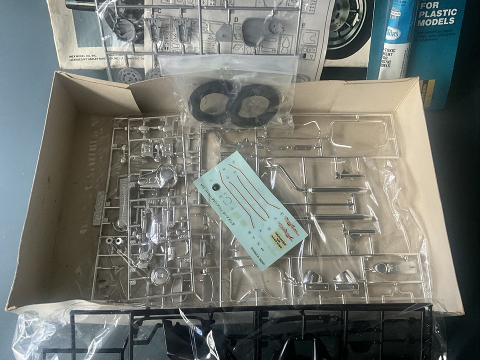 RARE /IMEX 1:12 Harley Davidson FLHR ROAD KING Model Kit - New Sealed ...