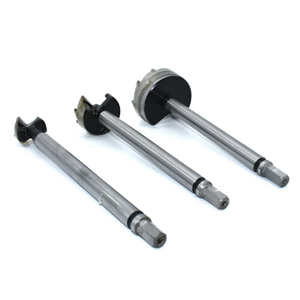 3PC Replacement Door Lock Carbide Tipped Tip Boring Drilling Bits | eBay