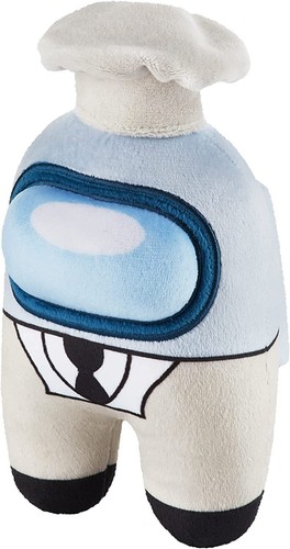 Among Us Crewmate Plush Buddies 7" H Stuffed Animal White My Name Chef ...