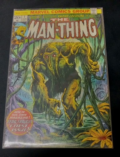 Marvel The Man-Thing 1 Comic Book 1974 2nd Appearance Howard the Duck ...