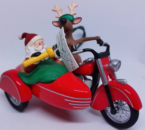 Hallmark Keepsake Ornament- Motorcycle Chums Magic Light Ornament 1997 ...