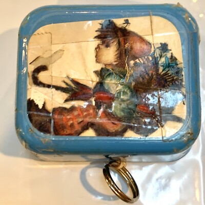 Vintage Pull Cord Music Box Brahm’s Lullaby Baby Crib Hanger Germany ...