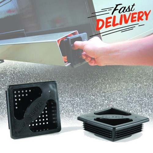Trailer RV Rear Bumper End Caps Sewer Hose Squeeze Grip Cover No Insect ...