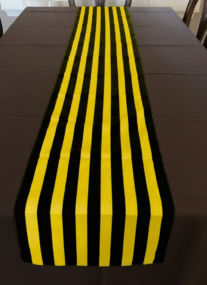 lovemyfabric Cotton 1 Inch Striped Print Table Runner For Party, Home ...