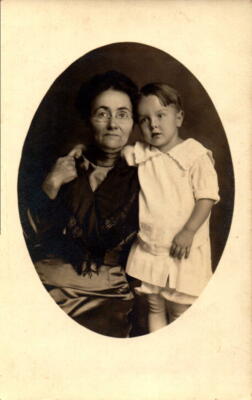 Vintage RPPC photo postcard Grandmother and Grand Child CYKO | eBay