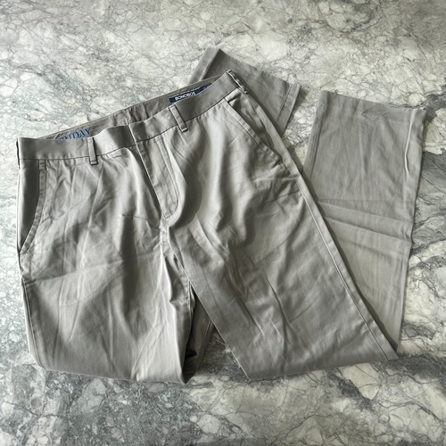 Bonobos Friday Cotton Straight Leg Pants Grey 33x32 | eBay