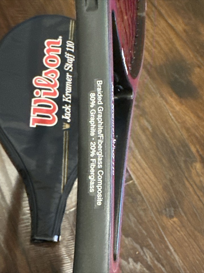 Wilson Jack Kramer Staff 110 Tennis Racquet Graphite 4 1/2 (L4) St ...