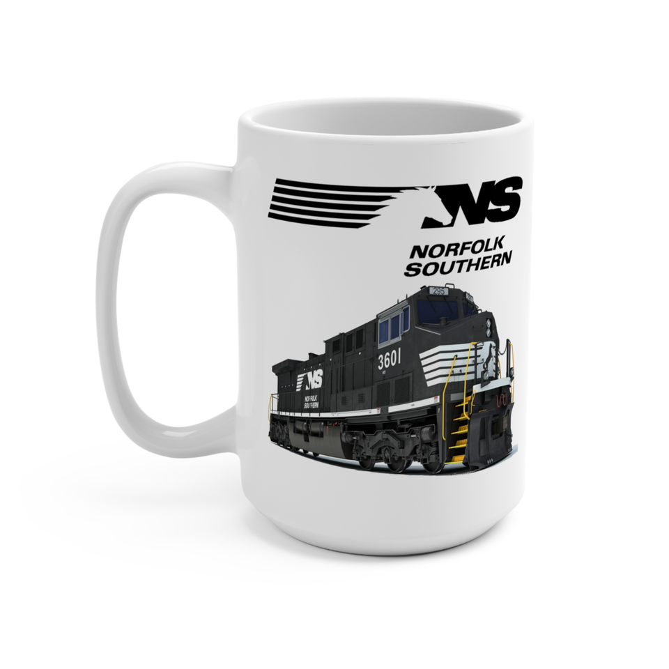 Norfolk Southern Locomotive Railroad Coffee Mug, 15 oz | eBay