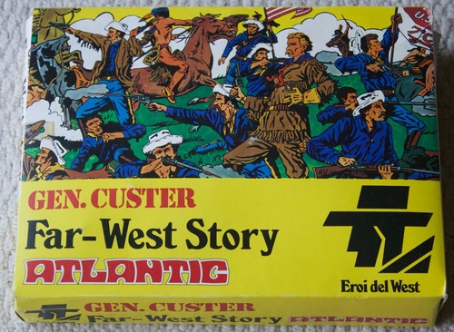 Atlantic Toy Soldiers Boxed scale 1/32 general custer 1211 us cavalry ...