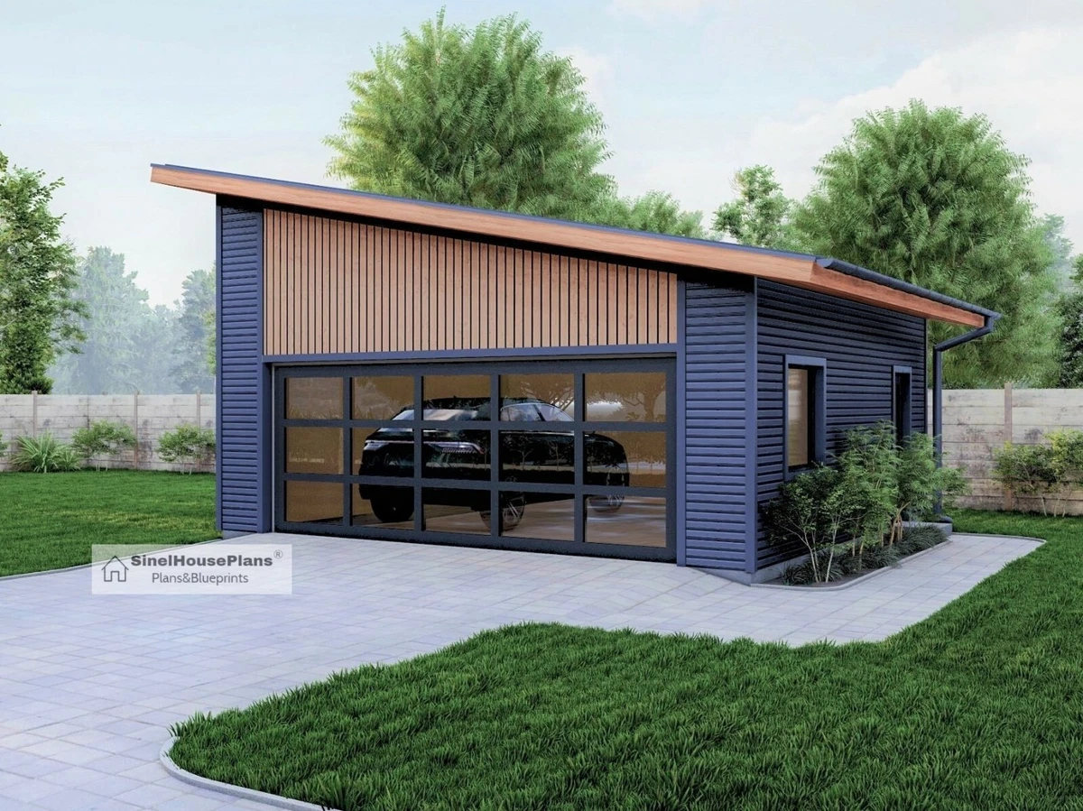 Modern Garage With Loft