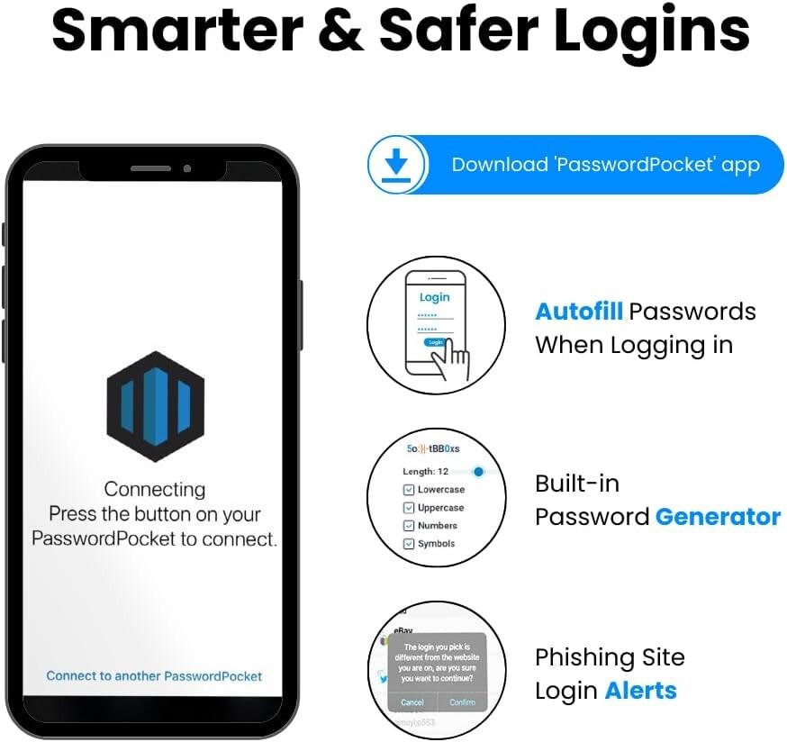 Portable Solid-State Offline Password Manager with Auto-Fill for Safe ...