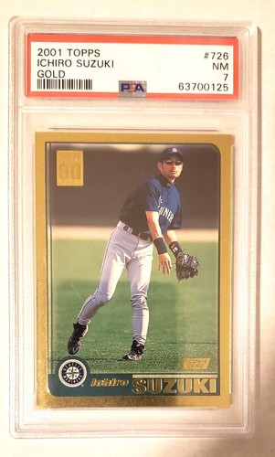 2001 Topps Gold Ichiro Suzuki PSA 7 SSP #/2001. SSP Rare LOW POP! | eBay