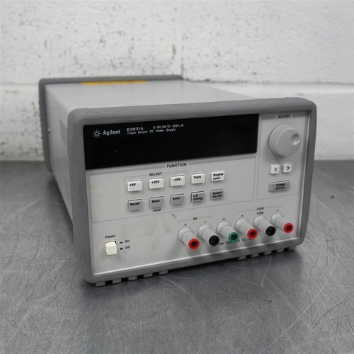 Hewlett Packard E3631A Triple Output DC Power Supply 0-6V 5A/0 25V 1A ...