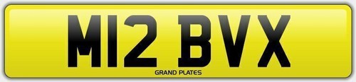 M12 BVX MR BV INITIALS CHERISHED NUMBER PLATE REGISTRATION BMW M2 ...