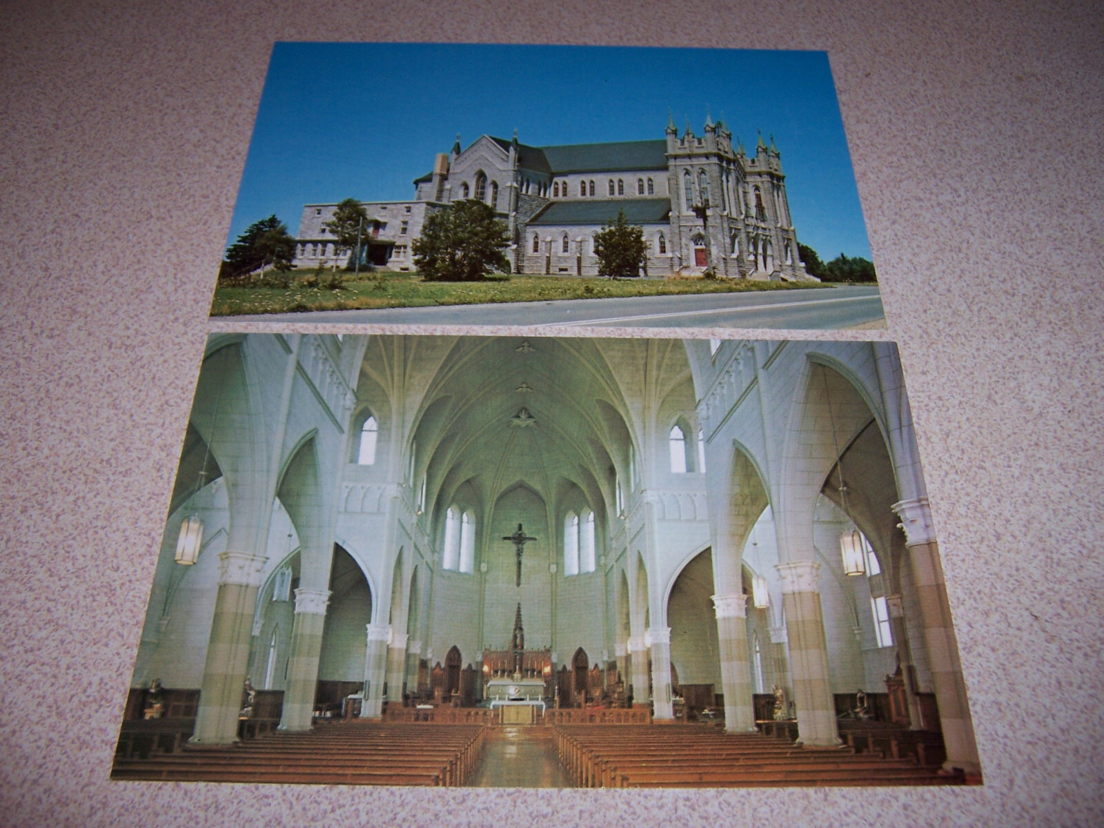 1960s ST. BERNARDS ROMAN CATHOLIC CHURCH & INTERIOR, DIGBY NS. VTG ...
