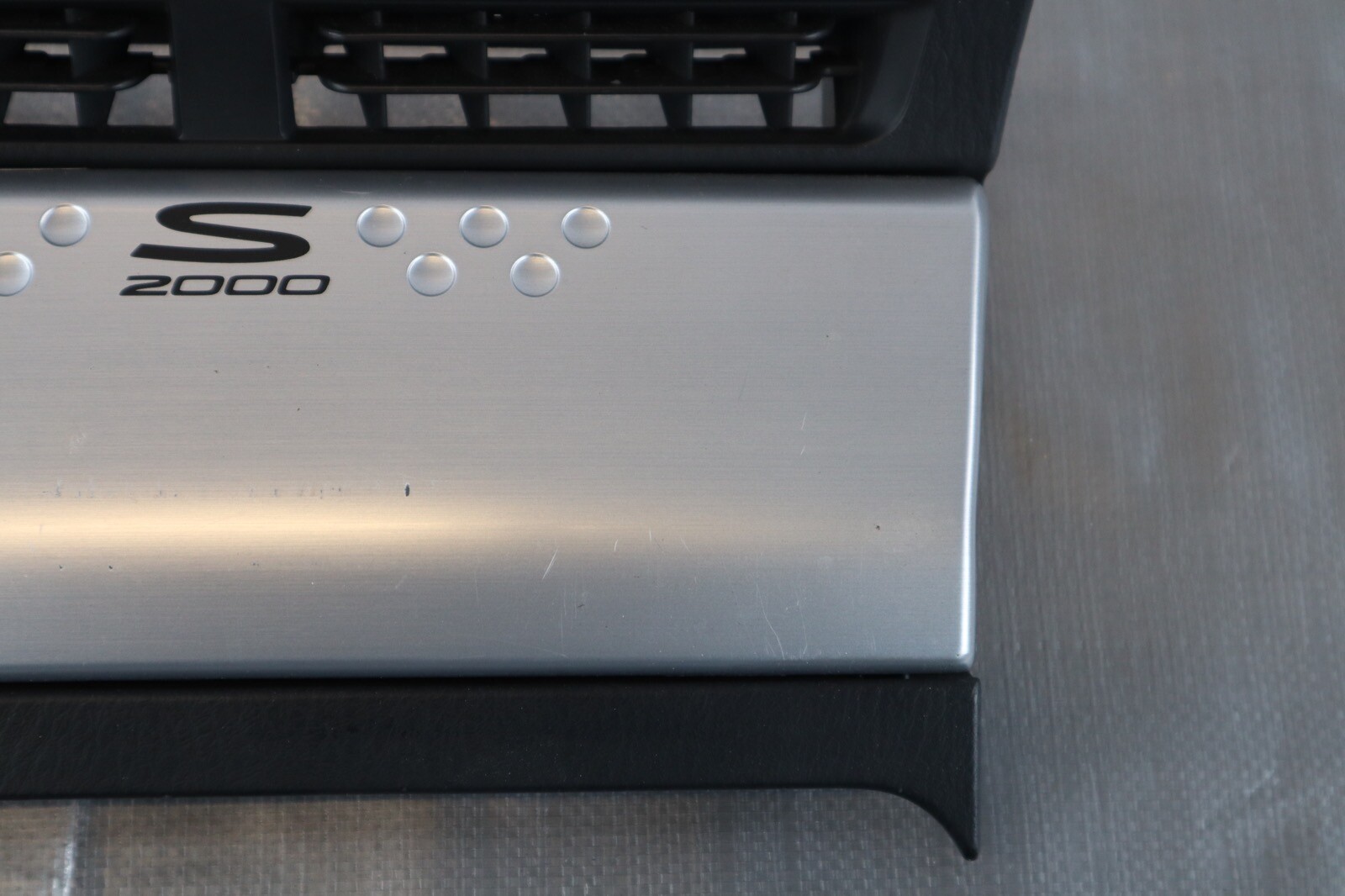 2005 05 HONDA S2000 AP2 F22 2.2L OEM CENTER DASHBOARD RADIO DOOR COVER ...