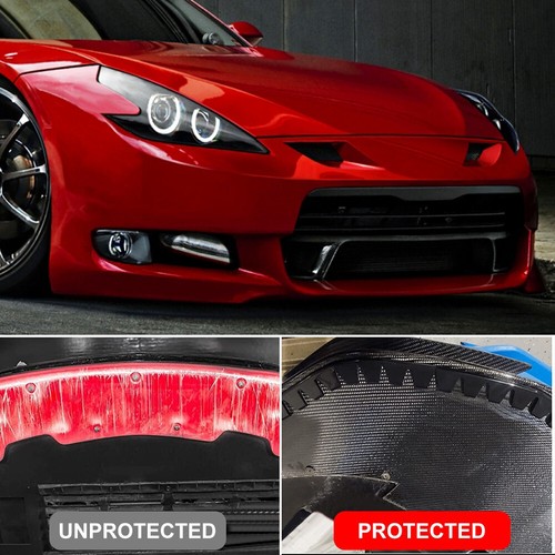 For Car Front Bumper Lip Guard Scrape Skid Plate Anti-Skid DIY ...