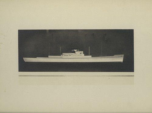 1940's Conceptual Drawing of Ship by George Sharp, Navel Architect ...