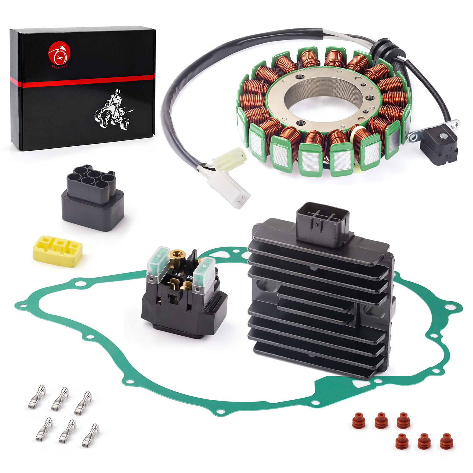 Stator Relay Rectifier W Gasket for Yamaha Vstar 1100 XVS1100 Custom ...