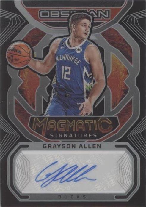 2022-23 Panini Obsidian - Magmatic Signatures Grayson Allen #MS-GAM ...