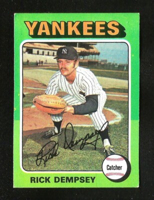 1975 Topps SET BREAK #451 RICK DEMPSEY NEW YORK YANKEES (SB1) | eBay