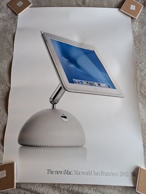 2002 Apple Poster "The New iMac" 22x28” Poster Macworld Announcement | eBay